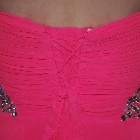 aria bridal | Dresses | Aria Bridal Barbie Pink Prom Dress | Poshmark